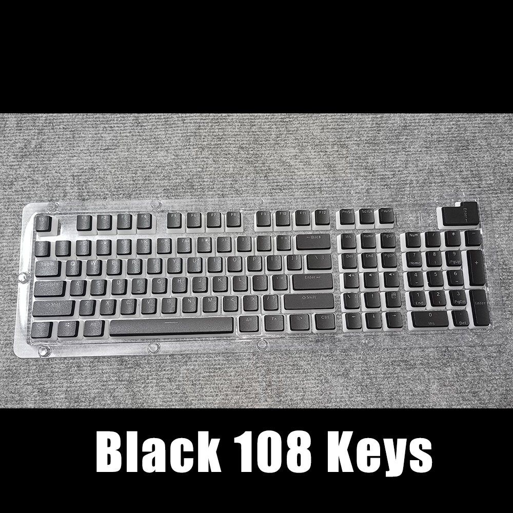 【YXWJ】108/104/87/61 Keys Razer PBT Pudding Keycaps, Double-shot ...