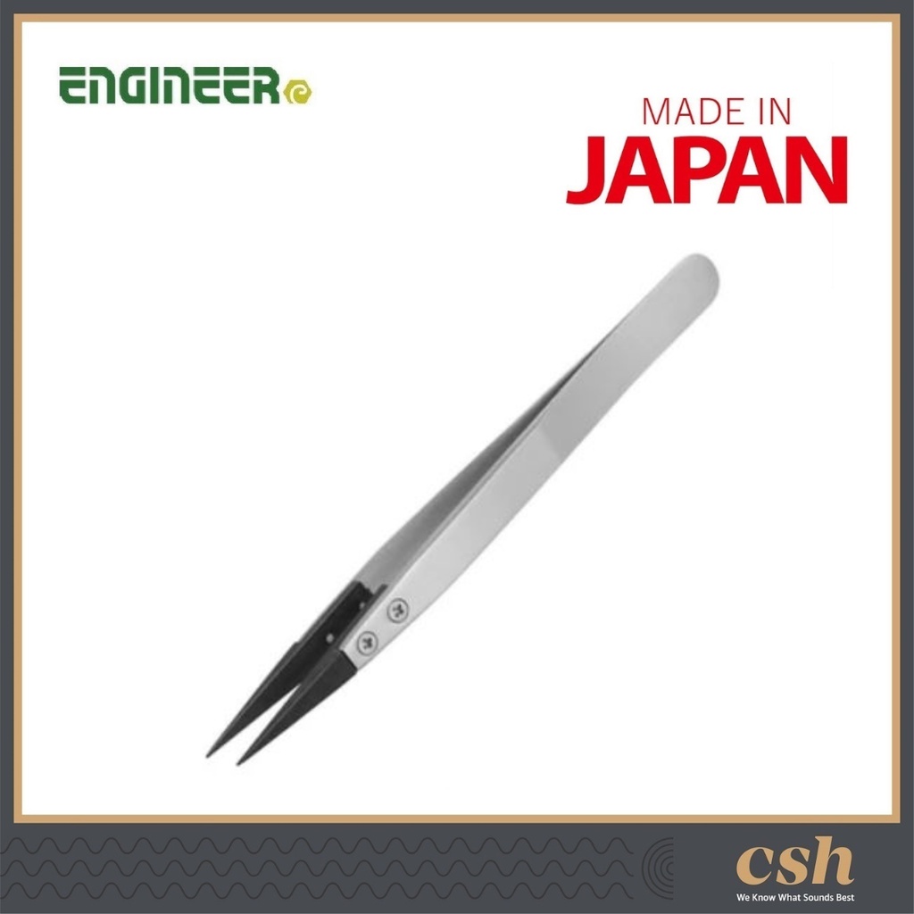ENGINEER PTZ-41 ESD Plastic-Tipped Tweezers (Made In Japan) | Shopee ...
