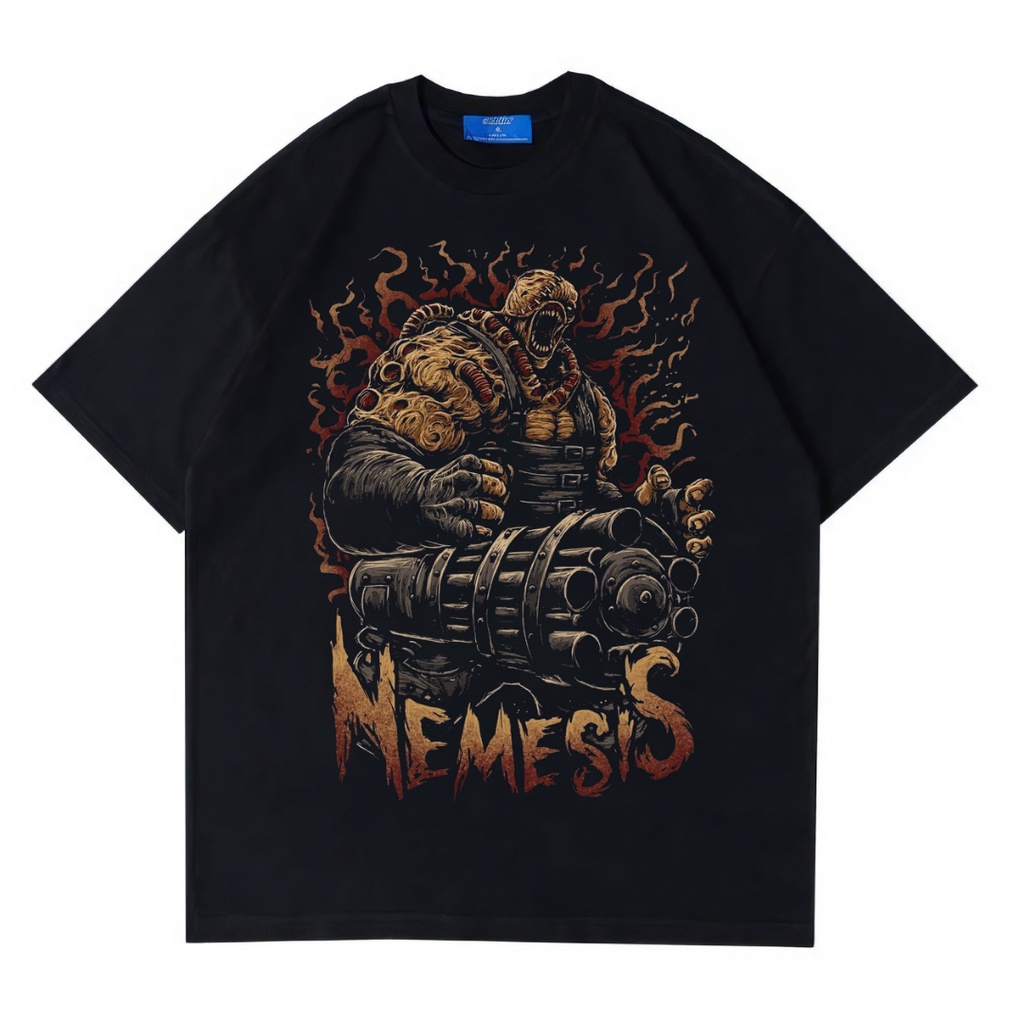 Psycho Crucify "Nemesis" Oversized T-Shirt | Nemesis T-shirt | Resident ...