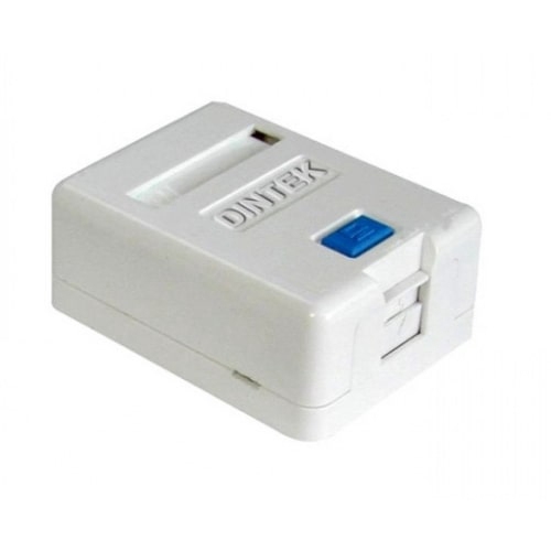 DINTEK 1-PORT RJ45 SURFACE MOUNT BOX FACE PLATE (1301-02012) | Shopee ...