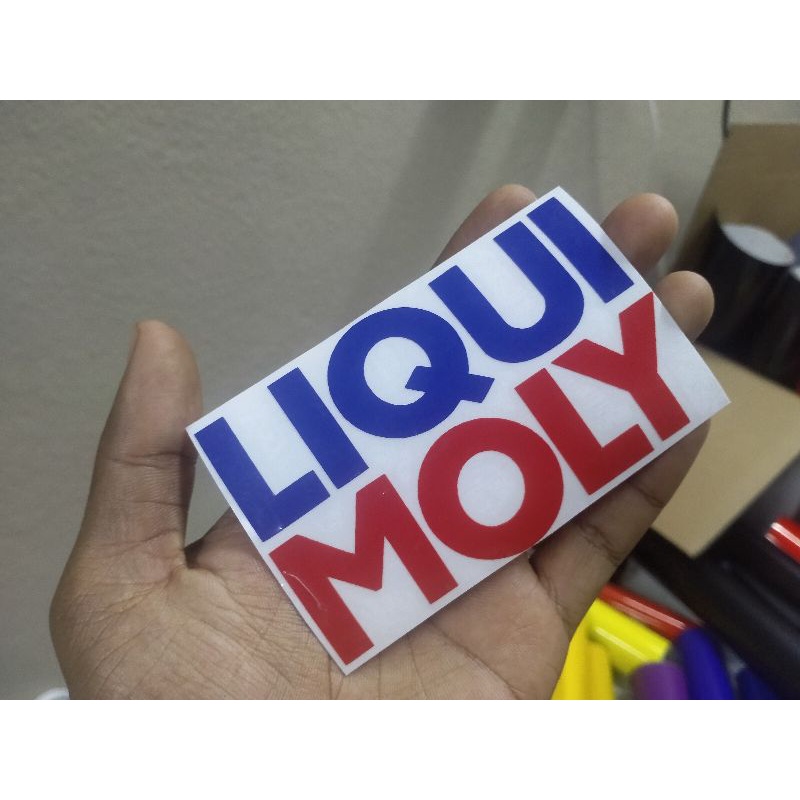 Sticker Liqui Moly Sticker Cutting Sticker Timbul Kereta Motosikal ...