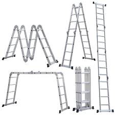 24 STEP MULTIPURPOSE ALUMINIUM LADDER 6.7M TANGGA RAYA PELBAGAI SAIZ 12 ...