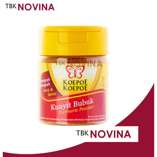 Koepoe KOEPOE TURMERIC POWDER / Butterfly TURMERIC / Butterfly Turmeric ...