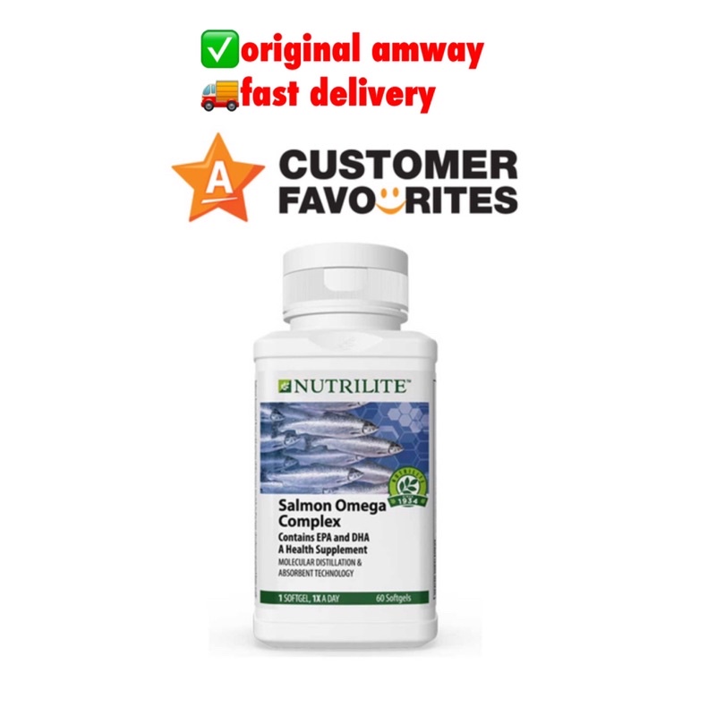 💯 ORIGINAL AMWAY Nutrilite Salmon Omega Complex - 60 Sg | Shopee Malaysia