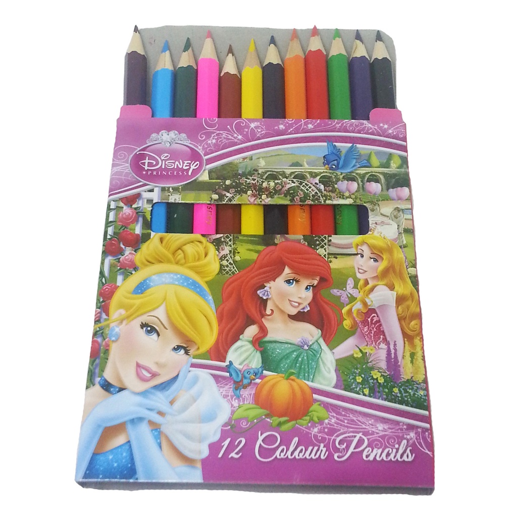 Disney Princess Gardens Short Color Pencil (12 Pcs) | Shopee Malaysia