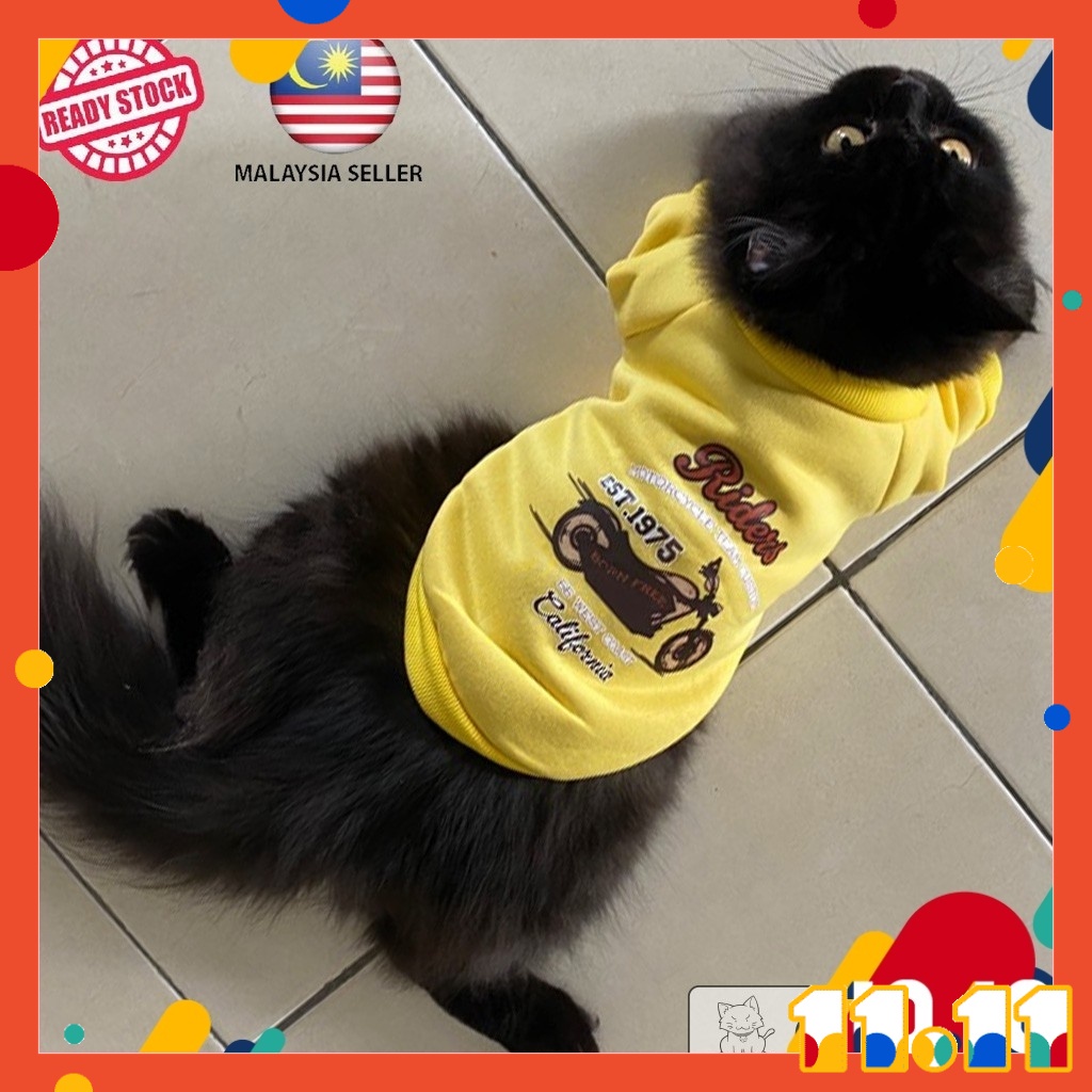 Malaysia Ready Stock 2020 Baju Raya Kucing Comel Murah Promosi Haiwan ...