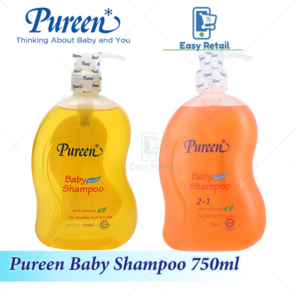 Pureen Baby Shampoo 750ml (Regular/ 2in1) | Shopee Malaysia