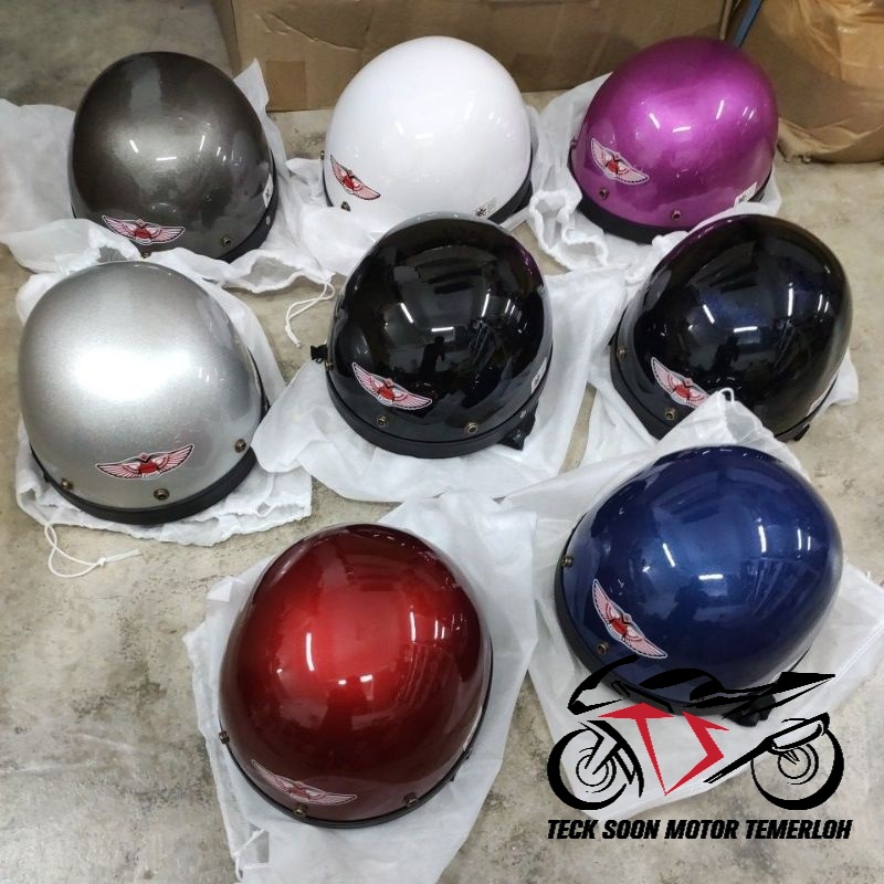 (100% Original) Helmet MHR kura kura MHR III half cut helmet steng (all ...