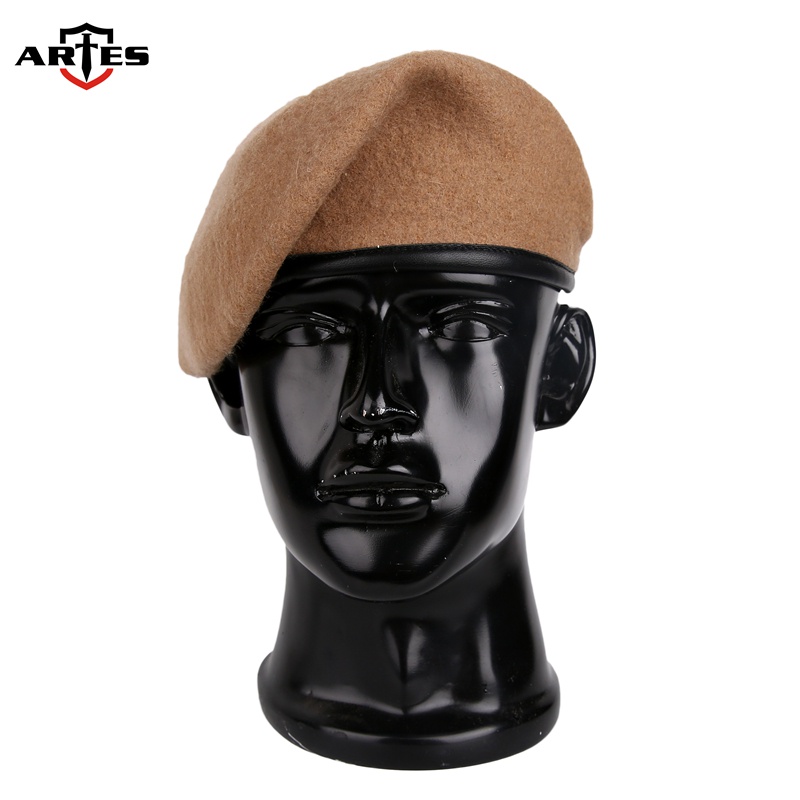 American Ranger Beret Special Forces Wool Sand Beret Security SAS Beret ...