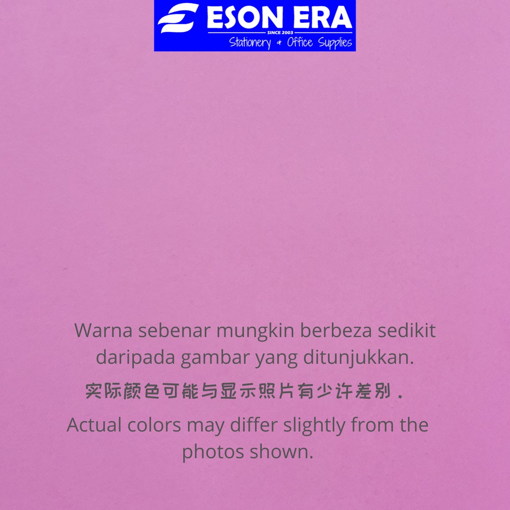 [Part1/2] Manila Card Pastel Colour 160gsm 20"x25" Kad Manila Kertas ...