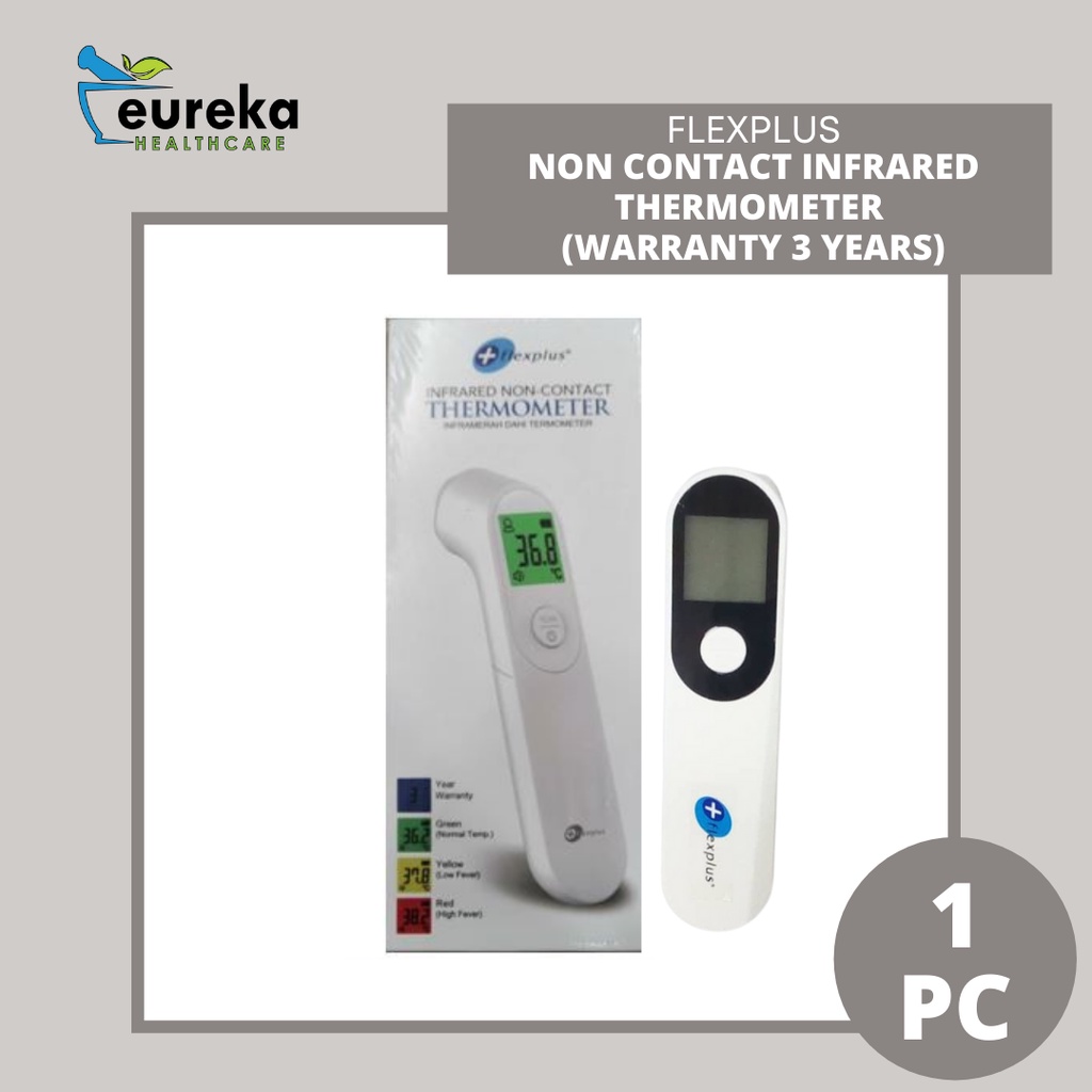 FLEXPLUS NON CONTACT INFRARED THERMOMETER (WARRANTY 3 YEARS) | Shopee ...