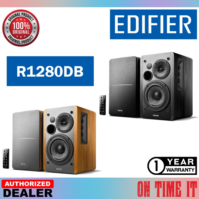 Edifier R1280DB High Performance Bookshelf Studio Speaker Bluetooth ...