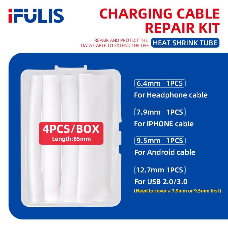 140PCS 800PCS Heat Shrink Tube Insulation Shrinkable Tubing Car USB ...