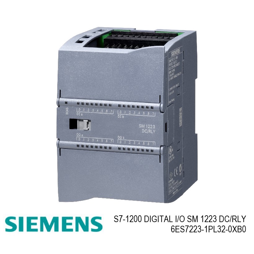SIEMENS | S7-1200, Digital I/O SM 1223, 16 DI/16 DO, 16 DI 24 V DC ...