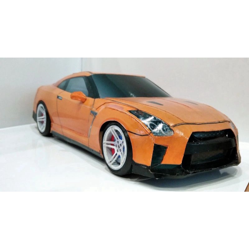 Template Paper Car Nissan GTR35 Scale 1:24 | Shopee Malaysia