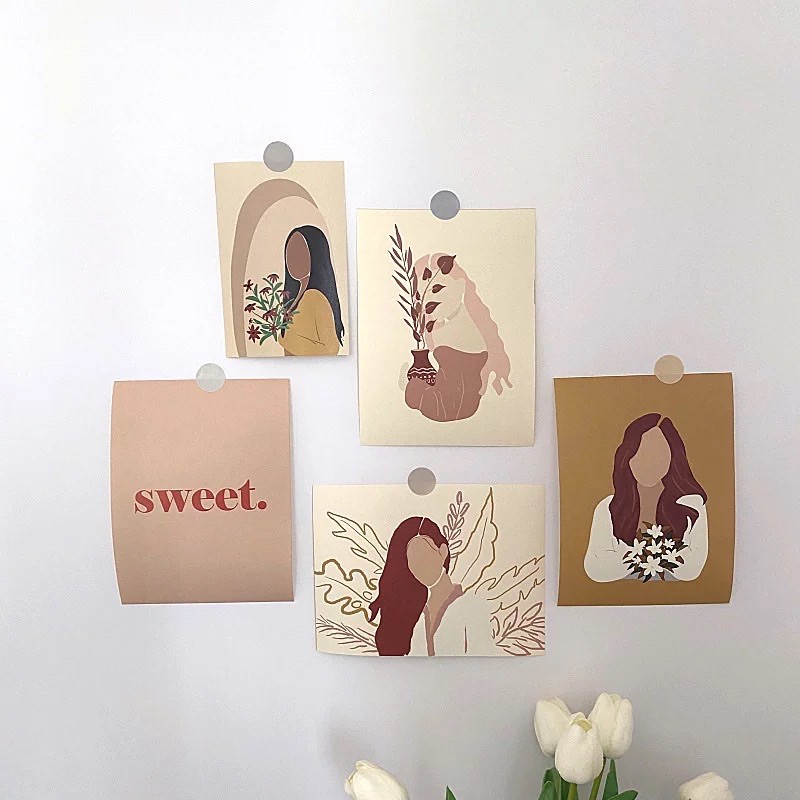 Dolce Vita - 5pcs Wall Art Sweet Life Ins Wall Decoration Aesthetic ...