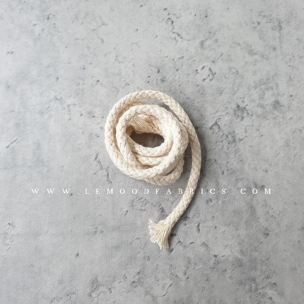 Le Mood 5mm Solid Cotton Rope Twine Cord Cotton String Tali Sukan ...