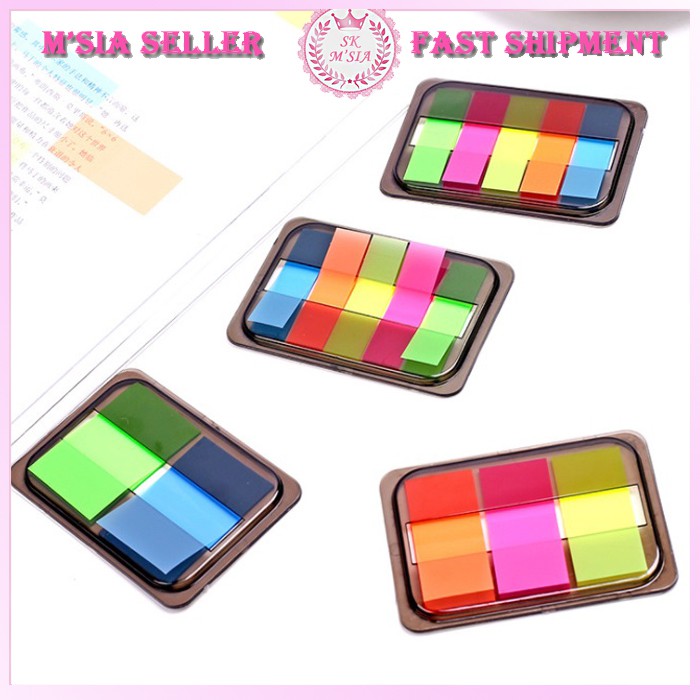 Transparent Sticky Note Bookmark Label Tag For School and Office Use ...