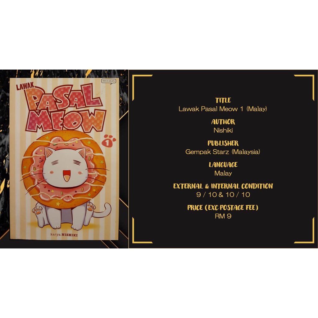 Lawak Pasal Meow 1 (Malay) | Komik Melayu Malay Comic | Shopee Malaysia