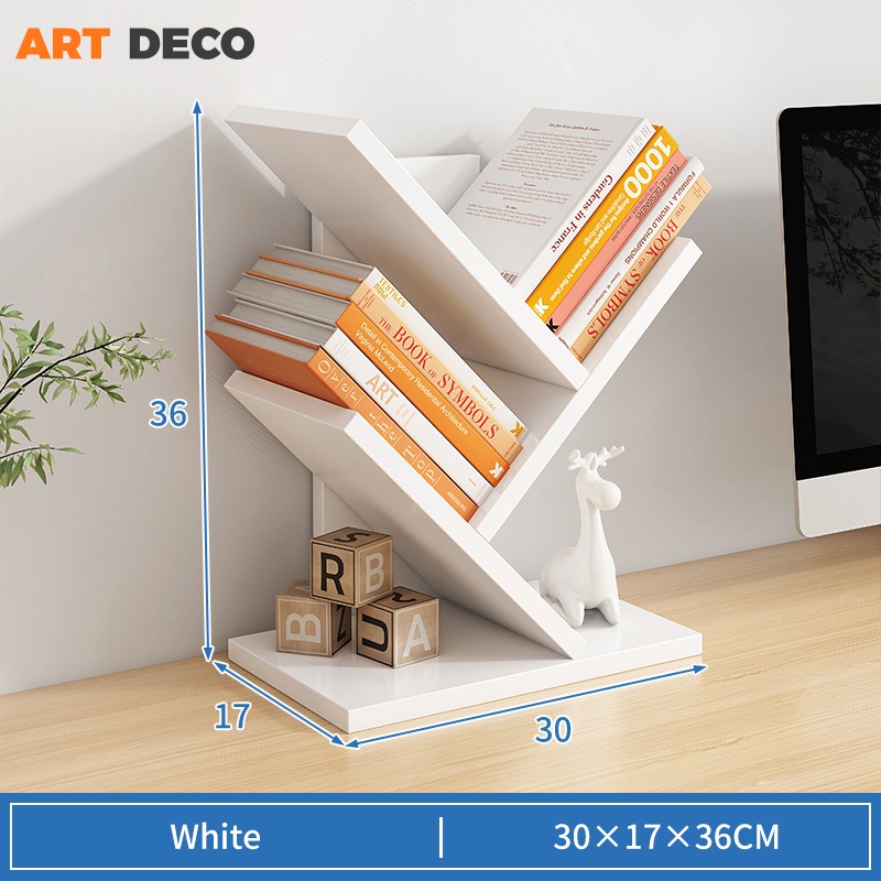 Desktop Book Rack Book shelf Rack Rak Buku Table Rack Rak buku kecil ...