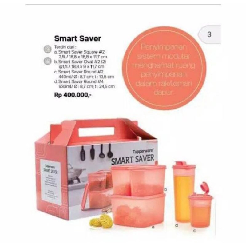 Tupperware Smart Saver / Tupperware kitchen storage | Shopee Malaysia