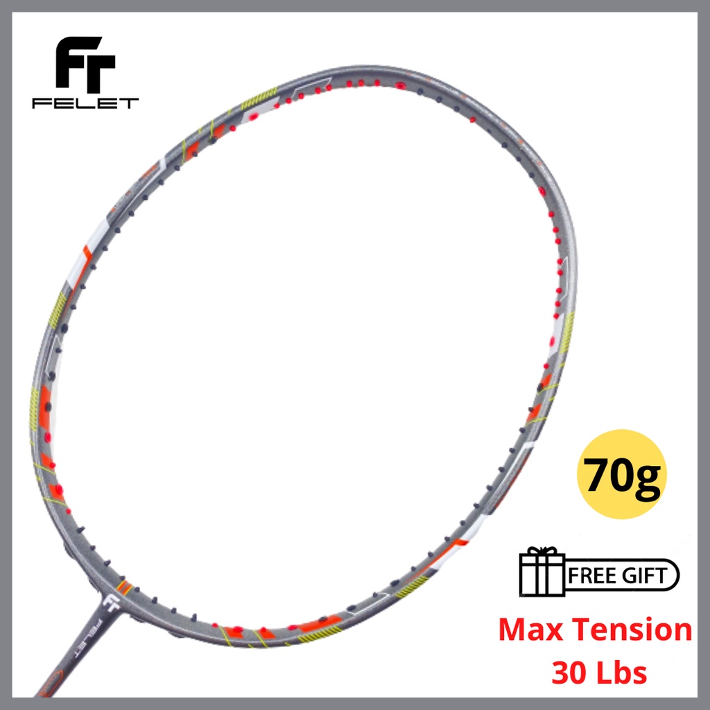Felet Original Badminton Racket F-Force Super Light Racquet Free String ...
