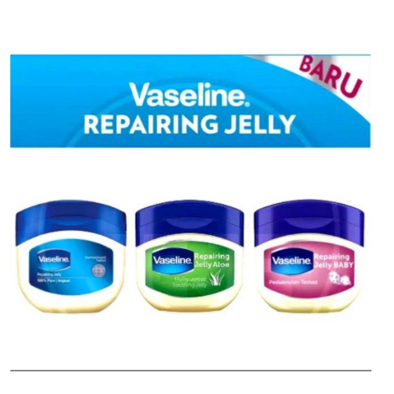 [Original] Vaseline Petroleum Jelly & Reparing Jelly Aloe/baby 50g | Shopee Malaysia
