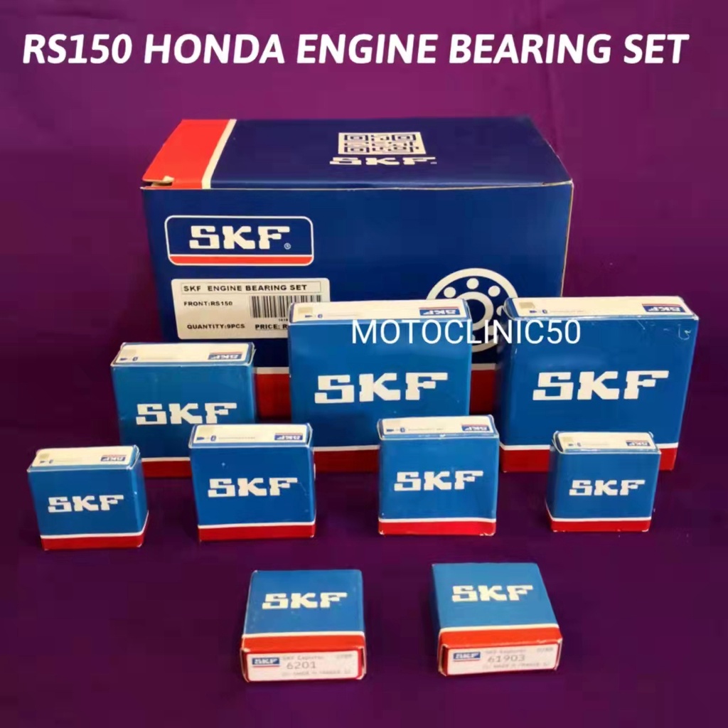 HONDA RS150 MOTORCYCLE SKF ENGINE BEARING SET- MT50 | Shopee Malaysia