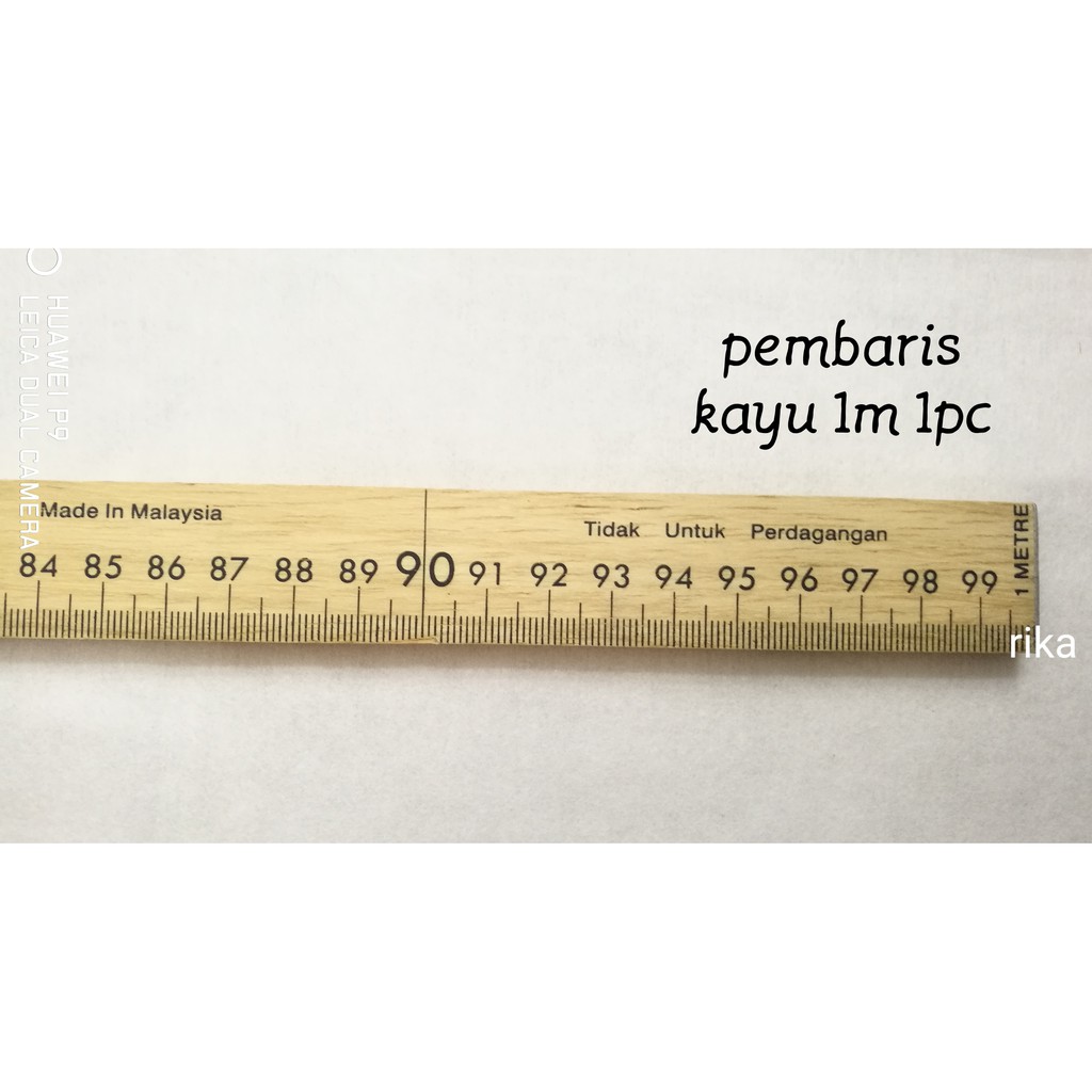Pembaris kayu lurus 39inch 1meter 1pc | Shopee Malaysia
