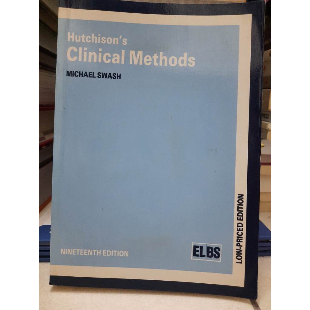 Hutchison's Clinical Methods (Terpakai) | Shopee Malaysia