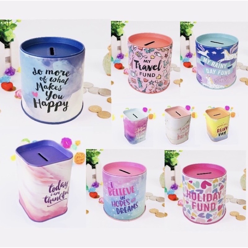 Tabung duit kanak tabung Words tabung comel tabung coin bank coin box ...