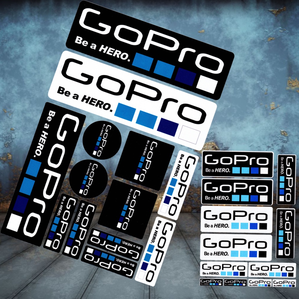 Gopro Logo Reflective Sticker Extreme Sports Motorcycle Trunk Body ...