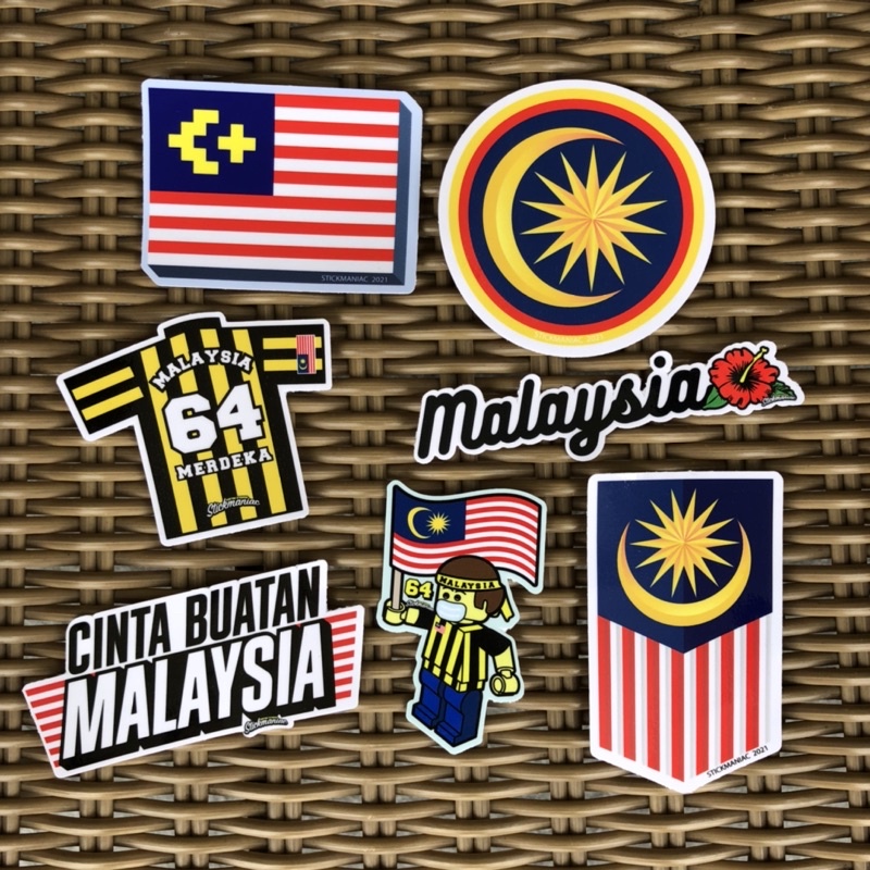 Sticker Pack Merdeka Malaysia Stickmaniac | Shopee Malaysia
