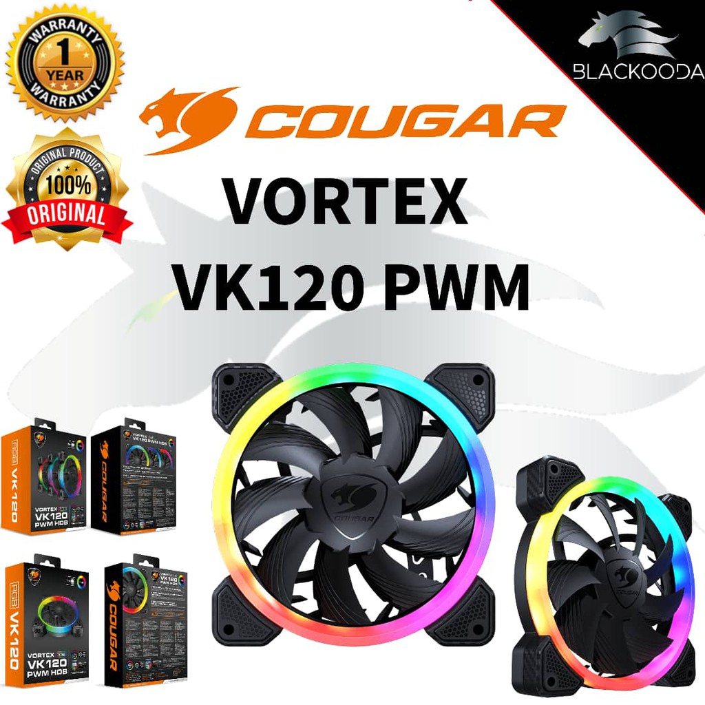 COUGAR VORTEX RGB VK 120 PWM HDB CPU FAN | Shopee Malaysia