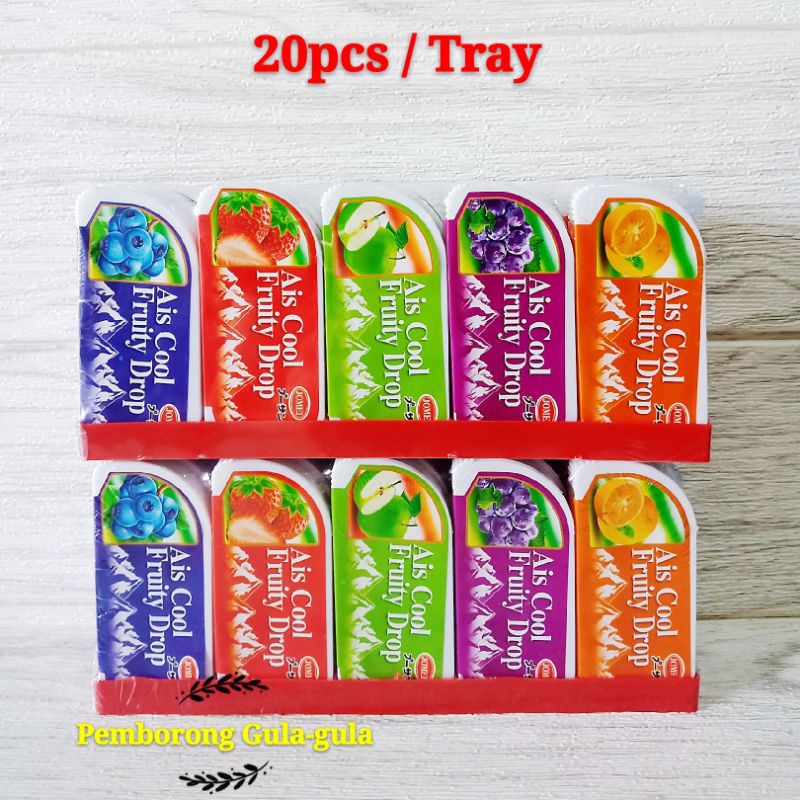 Ais Cool Fruity Drop 20pcs/Tray | Shopee Malaysia