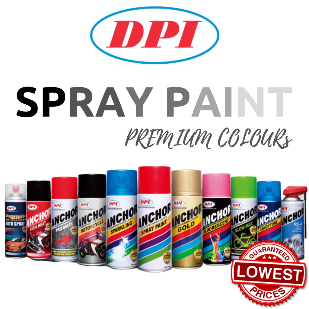 ANCHOR DPI SPRAY PAINT (WE HAVE THE MOST VARIETY OF COLORS) - PREMIUM ...