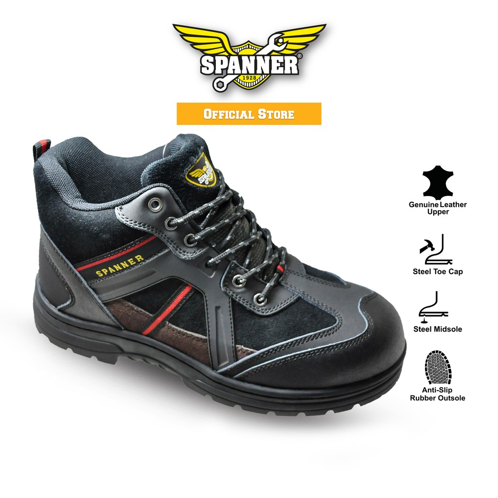 Spanner Anti Slip Anti Smash Safety Shoes for Men - S58 | Shopee Malaysia