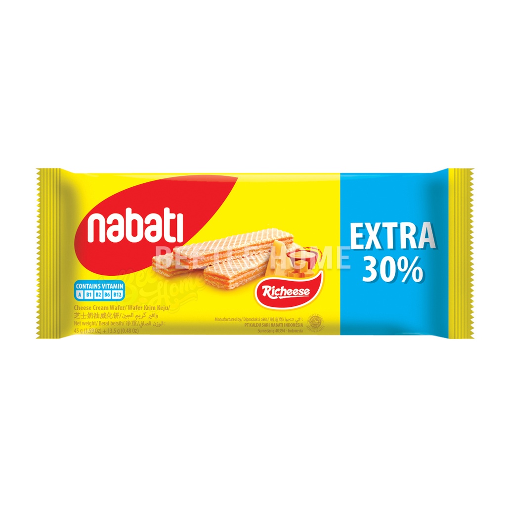 Nabati Cheese Cream Wafer 37g (1pcs) Richeese Richoco Pink Lava ...