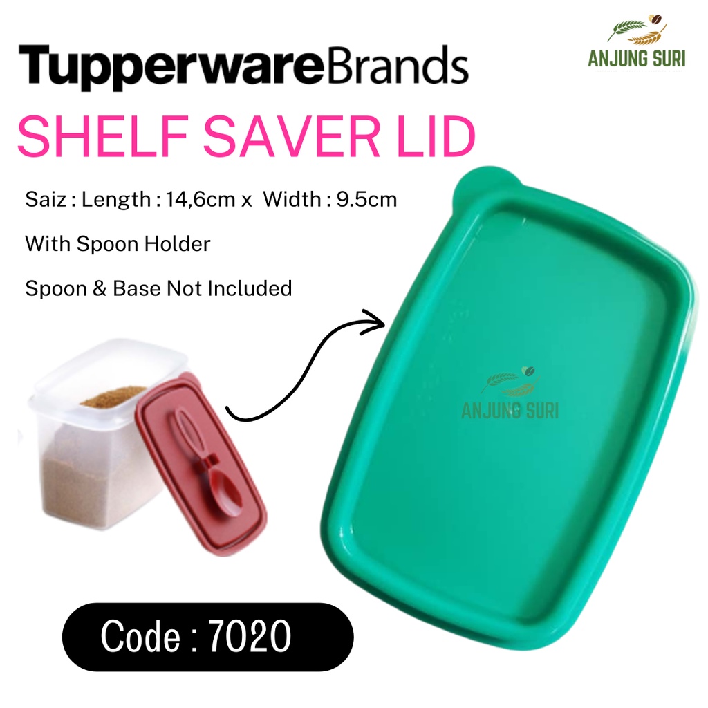 Tupperware Bekas Penutup Segiempat Pelbagai Saiz - Square Seal Cover ...