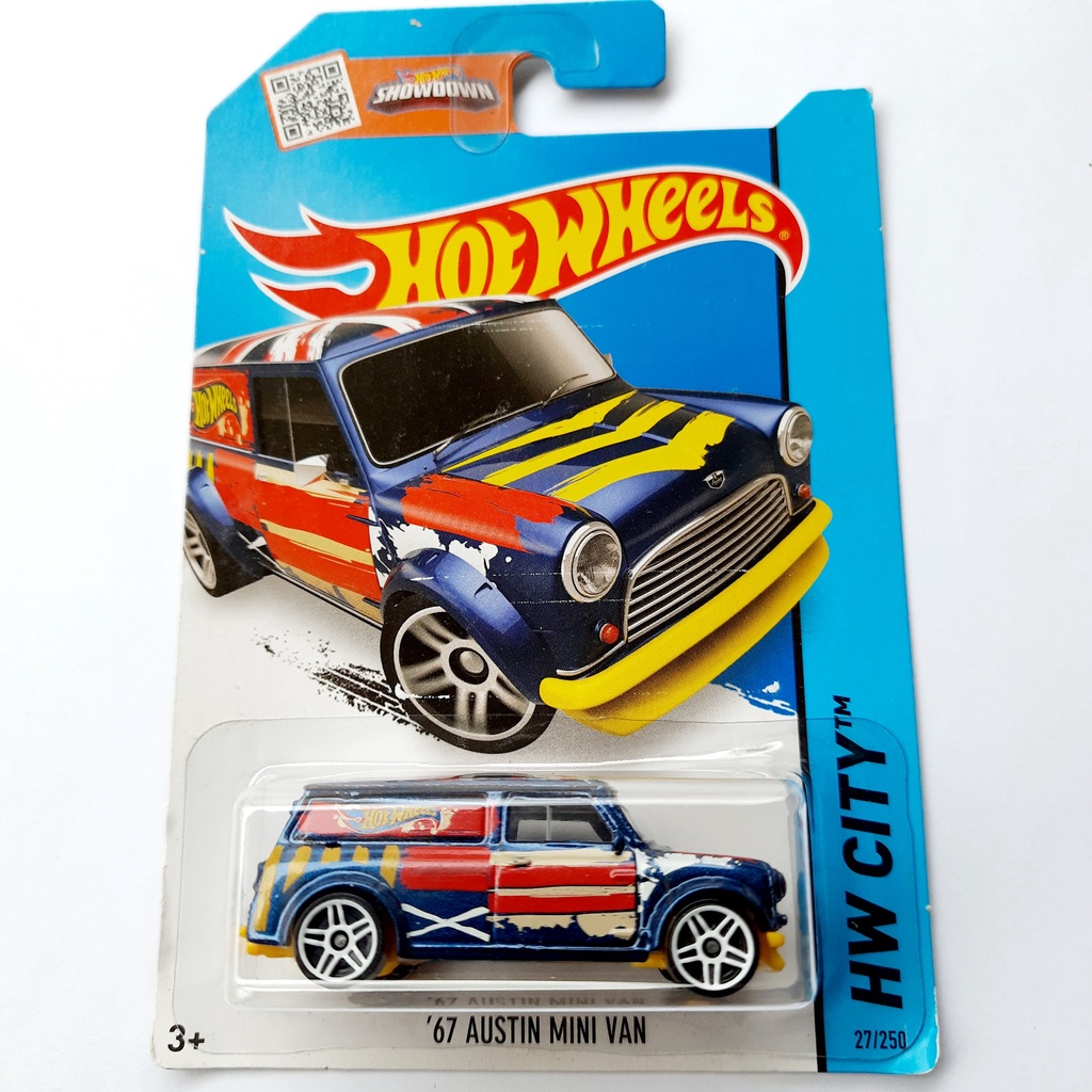 Hot Wheels "67 Austin Mini Van | HW CITY | Blue | 1:64 Scale | Mini ...