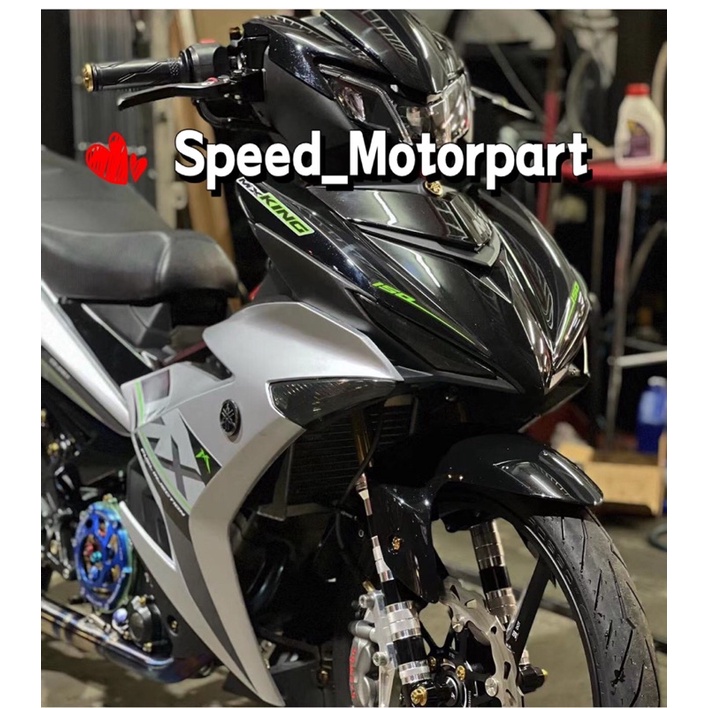 Yamaha Y15 Y15zr V1 V2 Mx King 2017 silver matt cover set free emblem(× ...