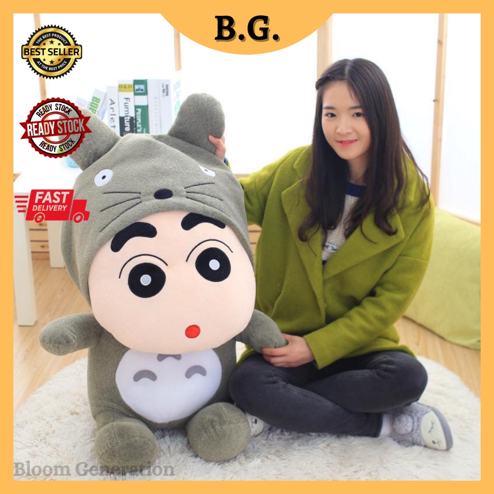 🚚MALAYSIA LOCAL 🚚 80cm Crayon Shin-Chan Cospaly Totoro Doraemon Pikachu ...