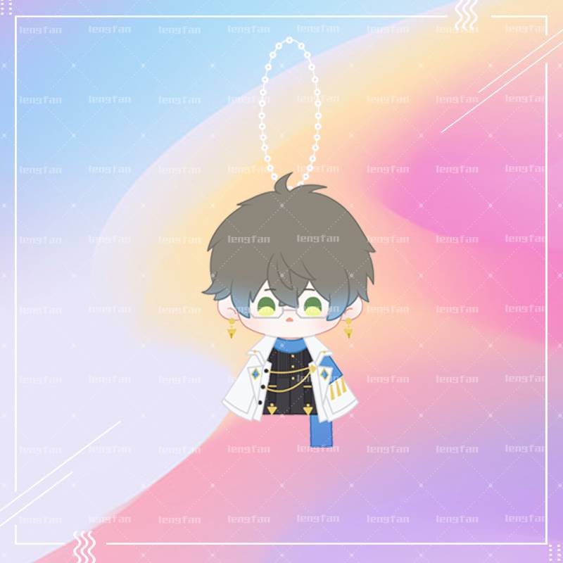 AG Luxiem Doll Anime Keychain Plush Vox Mysta Shu Ike Luca NIJISANJI ...