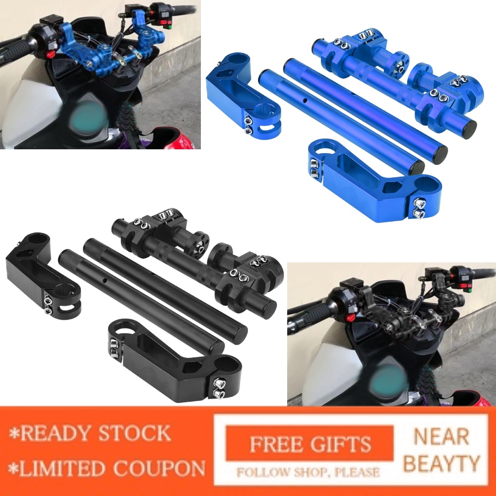 Ready Stock 7/8" 22mm Adjustable CNC Motorcycle Steering Handlebar ...