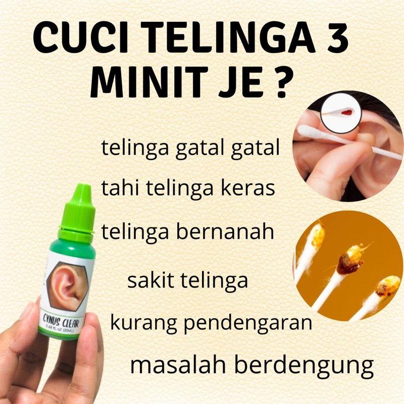 CUCI TELINGA MANTAP🔥 TAHI TELINGA KERING, TERSUMBAT, CAGU KUKU ...