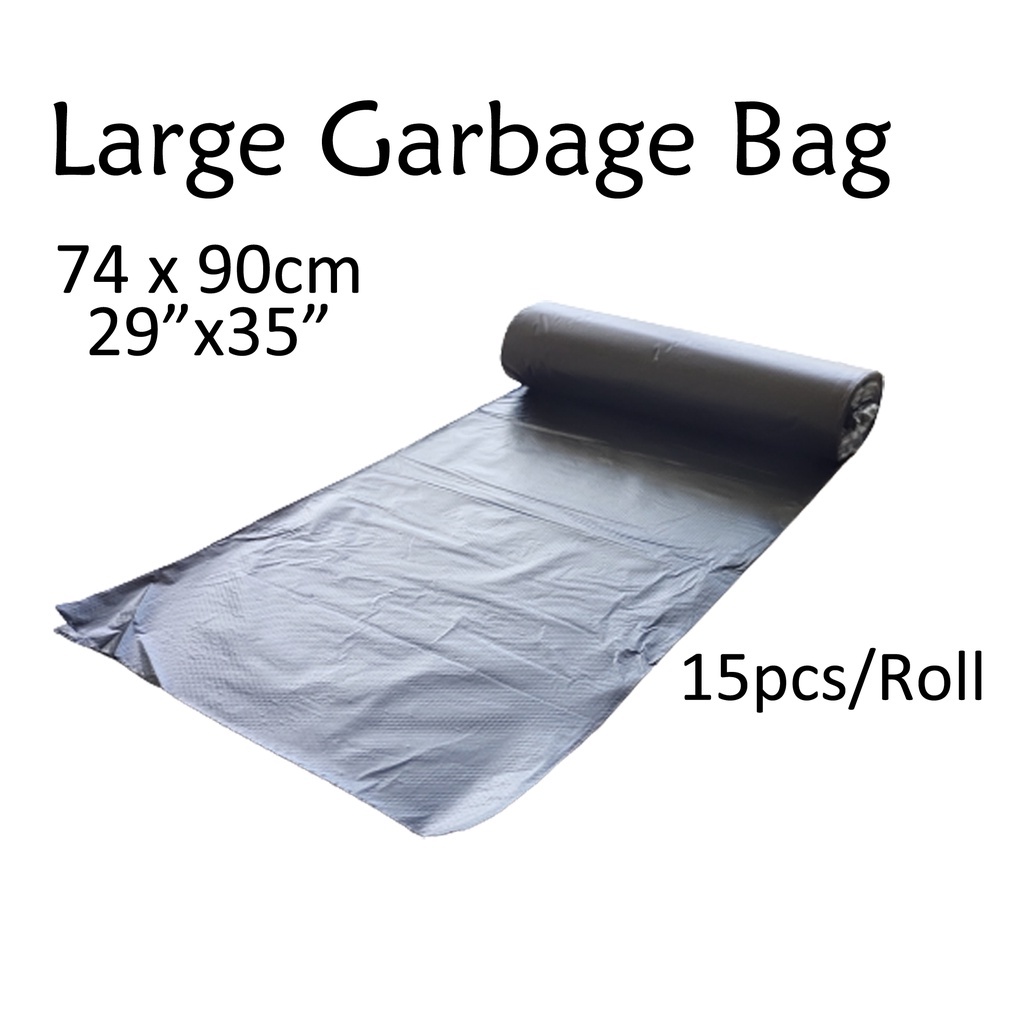 15's [74cm x 90cm] L Size Garbage Bag Roll Form / Rubbish Bag / 垃圾袋卷 ...