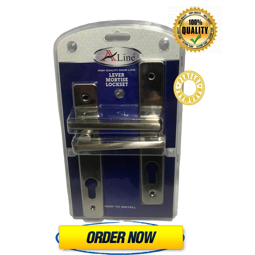 Aline Heavy Duty Mortise Lockset 055-SN(P) SUS 304 Lever Handle ...