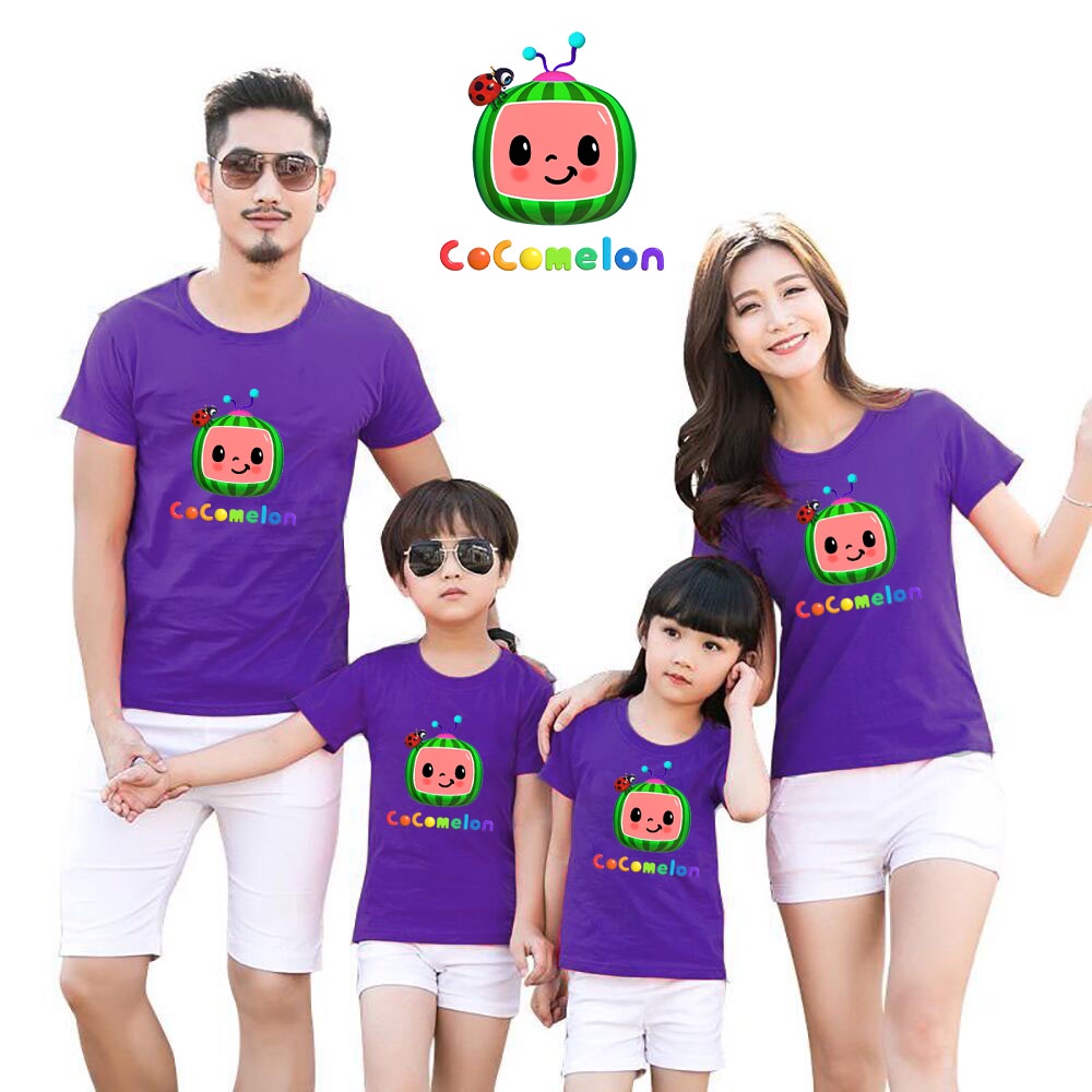COCOMELON Team Purple Matching Shirt Family Matching Shirt Fashion ...