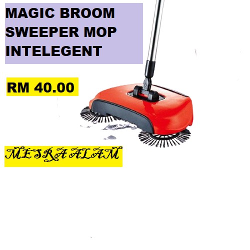 [READY STOCK] Magic Broom Sweeper Mop Intelegent-penyapu sampah-Dust ...