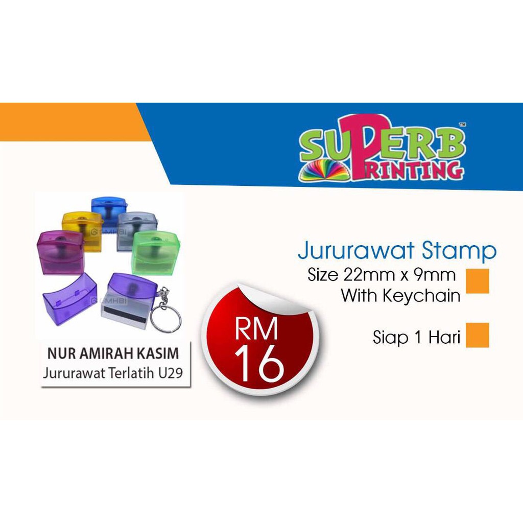 Rubberstamp, cop nama, cop getah, disney | Shopee Malaysia